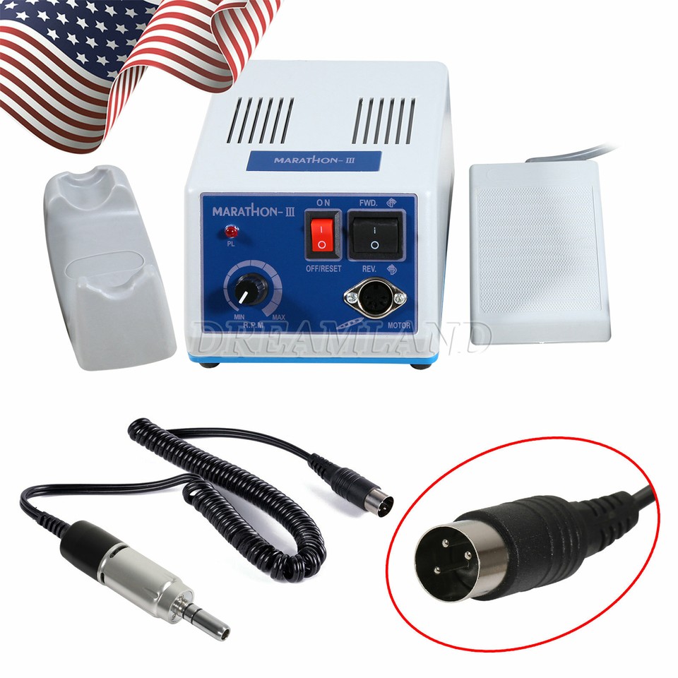 Electric Micromotor Marathon-III 35K Rpm/NSK Style Straight Handpiece ...