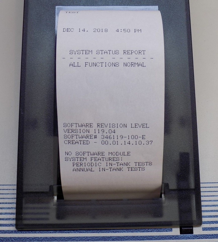 Veeder-Root TLS-350 Plus Console with ECPU, software, Printer & 4-Probe ...