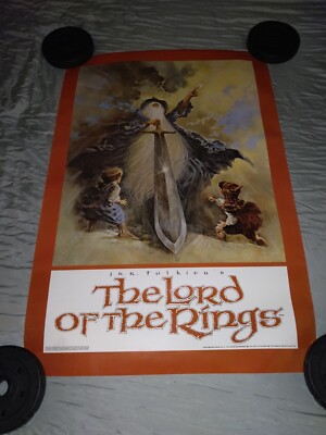 1979 Vintage Lord Of The Rings Gandalf Poster J.R.R Tolkien Scotland ...