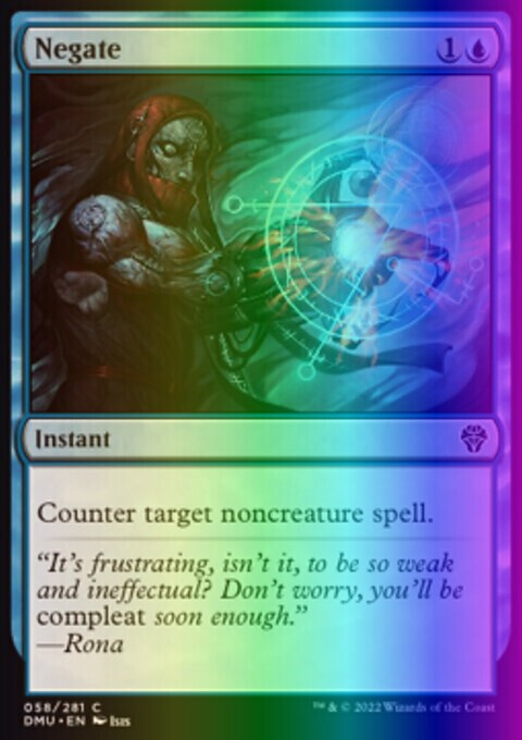 MTG Magic the Gathering Negate (58/552) Dominaria United LP FOIL | eBay