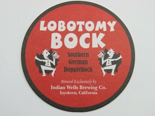 Bière Dessous Barre Tapis ~ Indien Wells Brassage Lobotomy Bock ...