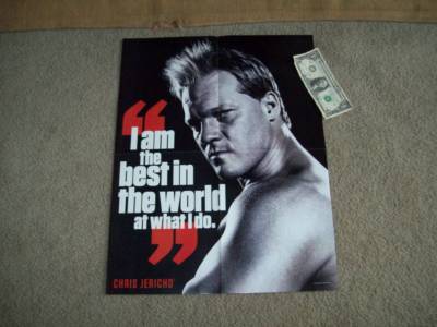 CHRIS JERICHO/BAUTISTA POSTER AEW WWE WWF nwa Wcw PRO WRESTLING ECW ...