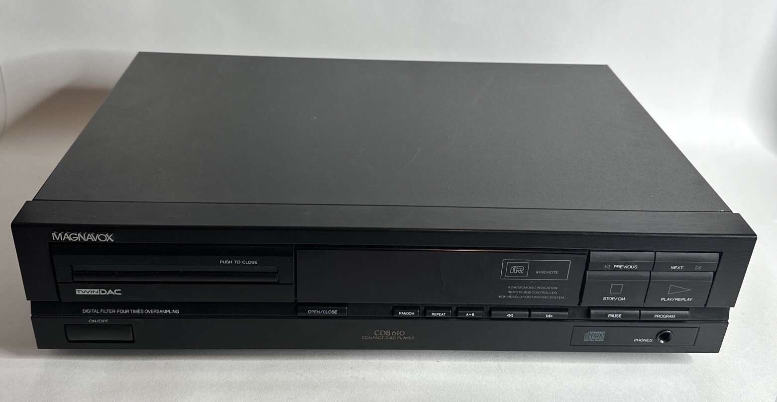 Magnavox CDB610 - Compact Disc Player - Twin DAC - Great Condition ...