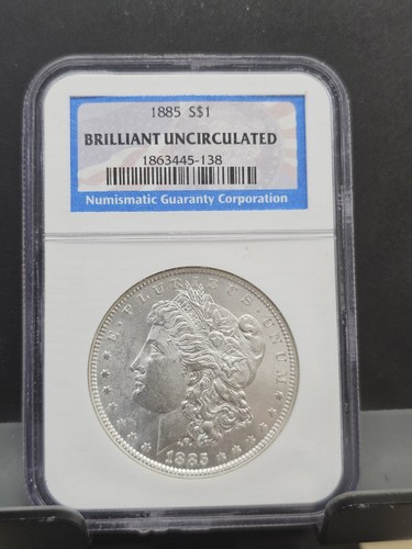 1885 $1 Brilliant Uncirculated Silver dollar Coin # 558 | eBay