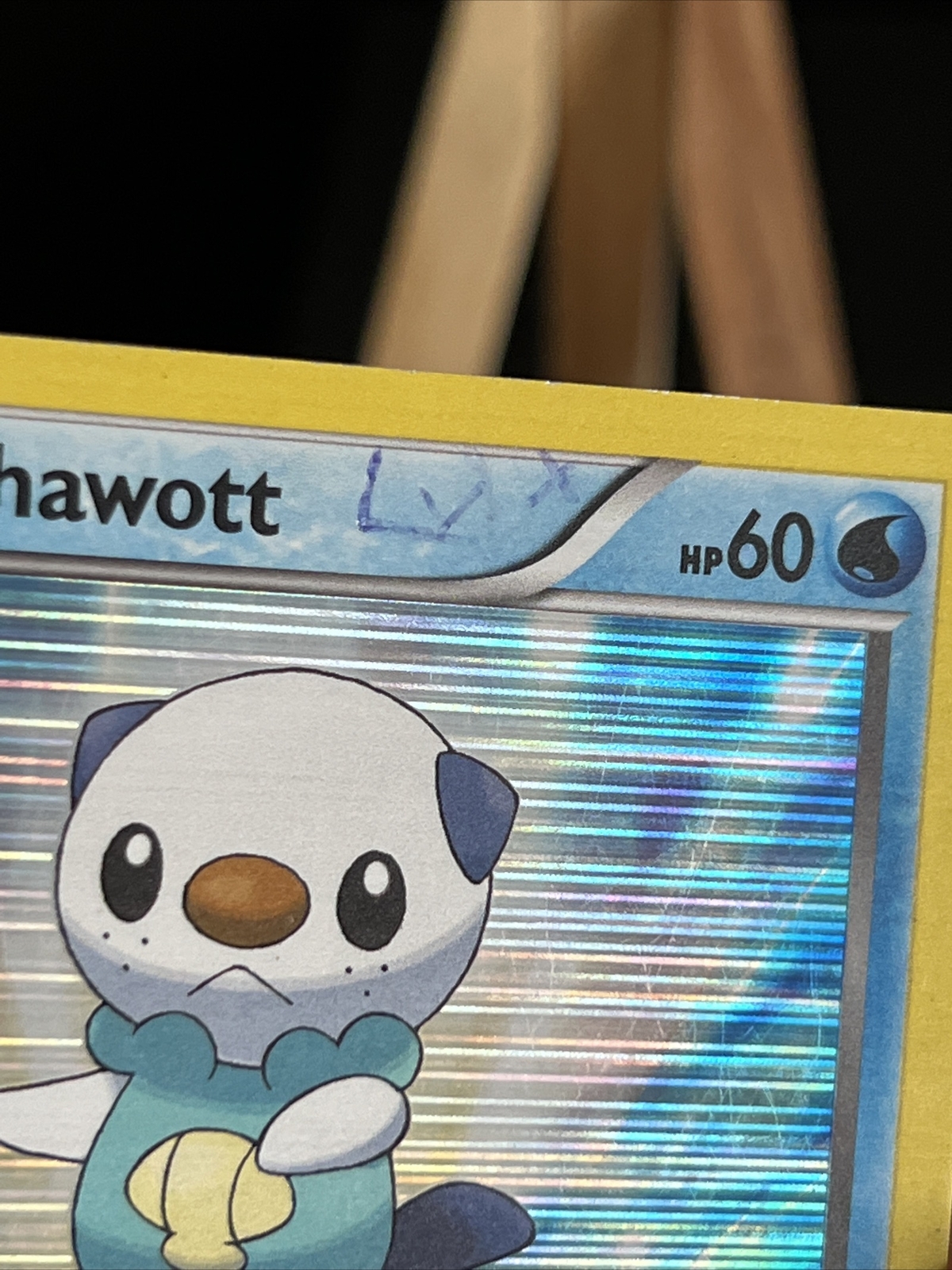 Pokemon Card Oshawott BW03 Black Star Promo Black & White Holo Played ...