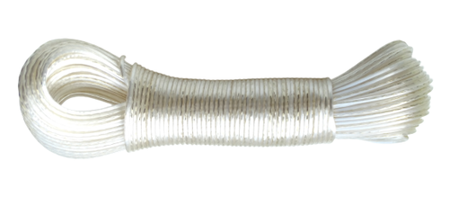 Wäscheleine 50m Stahldrahteinlage Wetterbeständig Schnur Ø 2,8mm Leine ...