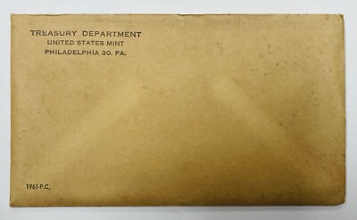 1961 US Mint Silver Proof Set OGP Sealed/Unopened | eBay