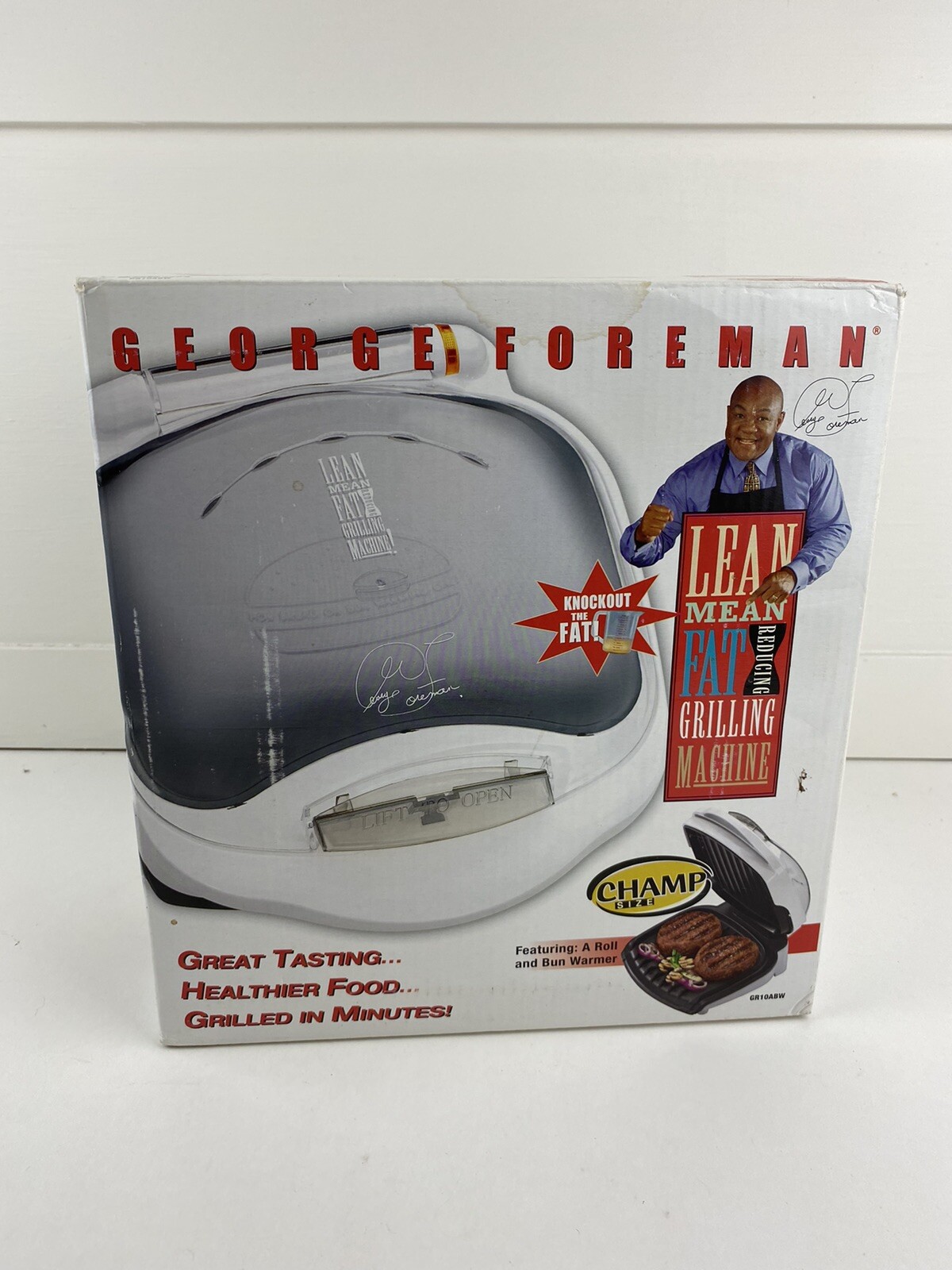 GEORGE FOREMAN Grill - Lean Mean Fat Reducing Grilling Machine ...