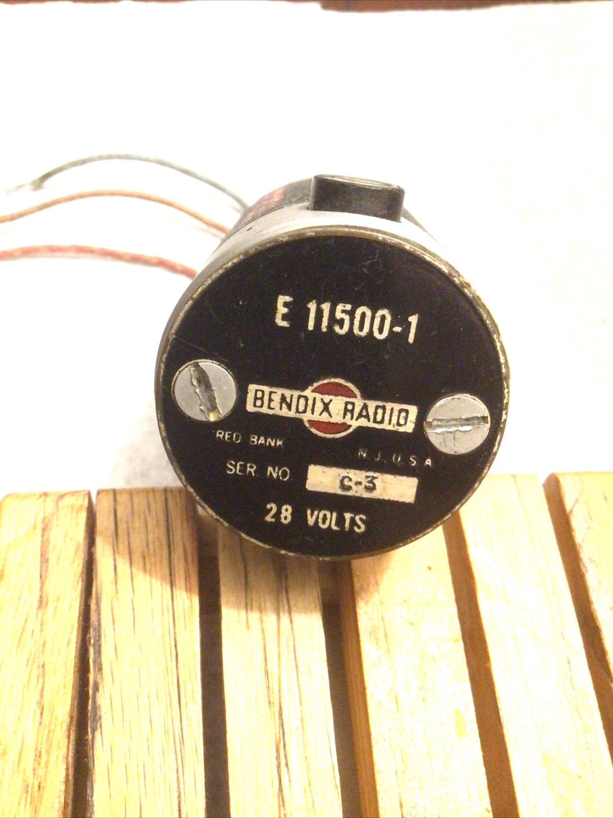 Vintage Original Bendix Radio Factory Service Part No. 110K4 E11500-1 ...