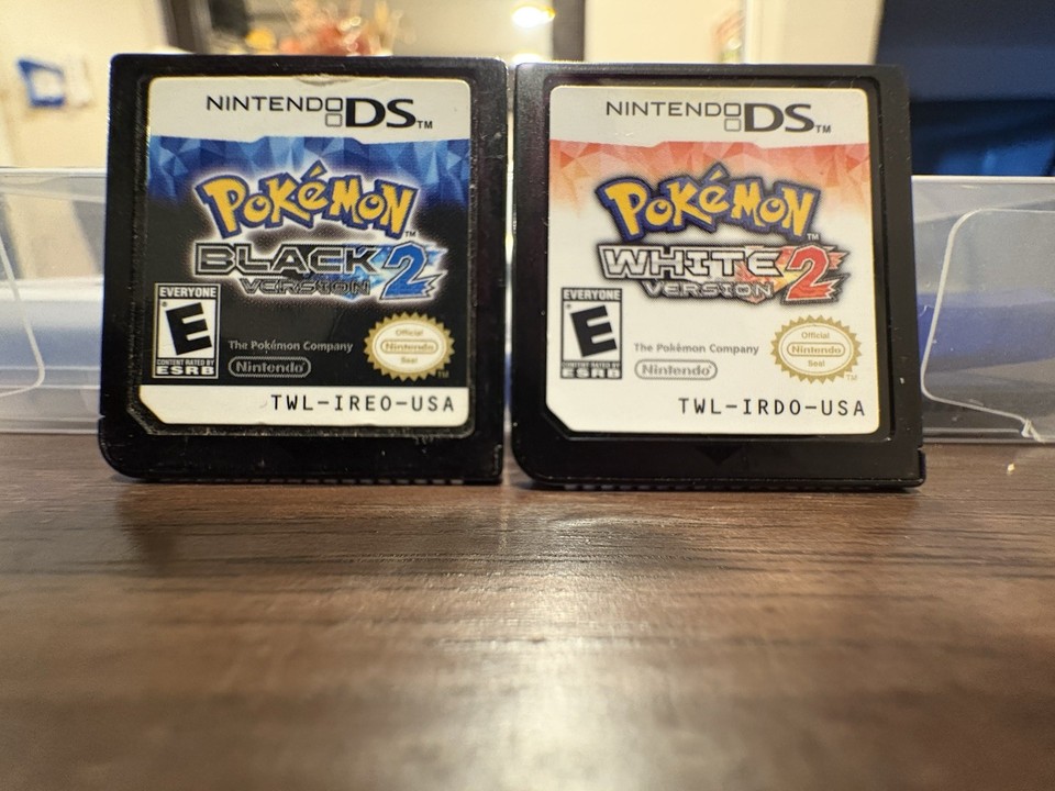 Pokemon Black Version 2 And White Version 2 DS Authentic Tested Working ...