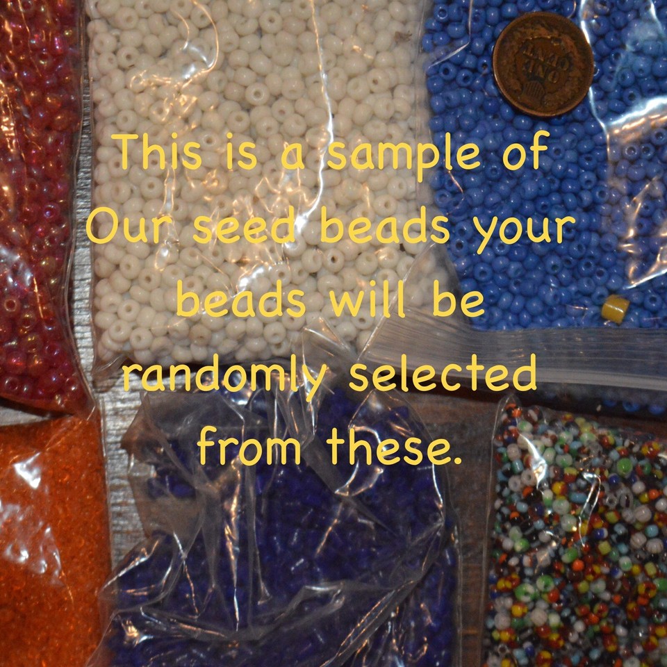Large Huge Lot 4 Pounds Jewelry Making NWOT Seed Beads Glass Random ...