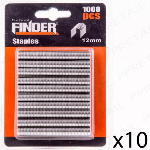 10 PACKS 12mm U SHAPED STAPLE REFILLS FOR STAPLE GUNS Fabric Tacking ...