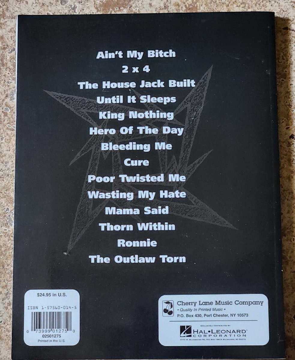 Metallica Load Booklet