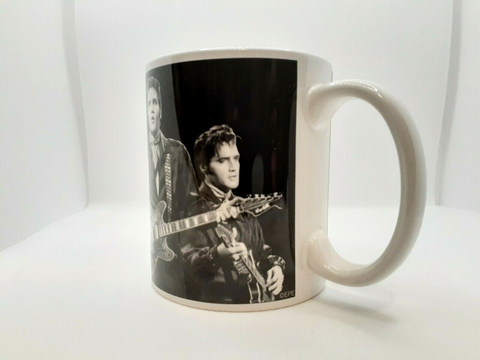 2006 Elvis Presley Mug Cup Taking Care of Business Elvis Signature ...