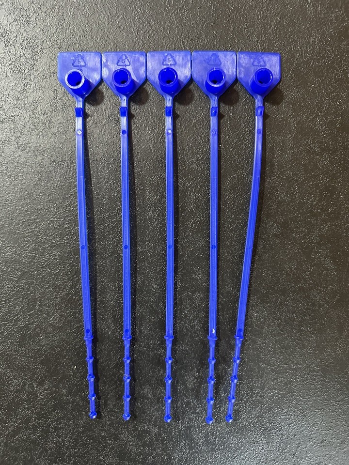 METRC ADJUSTABLE PULL-UP STRAP SEAL, 8" LENGTH - BLUE- 500 Straps | eBay