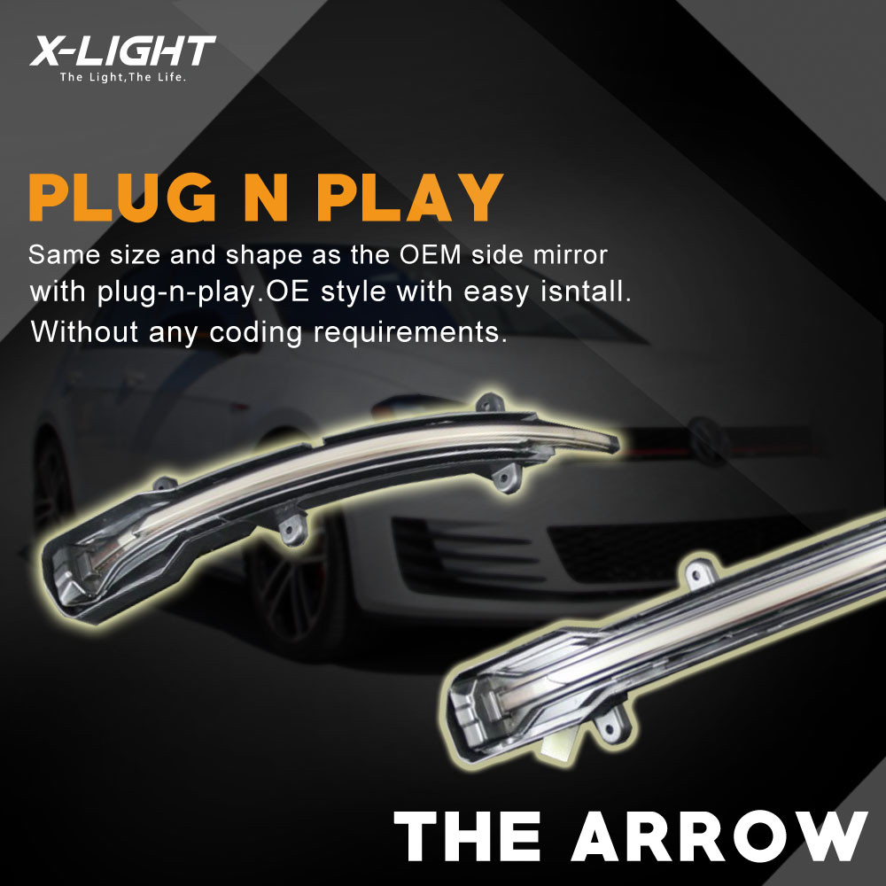 Dynamic LED Mirror Turn Signal Light For Audi Q5 Q7 4L0 949 101 4L0 949 ...
