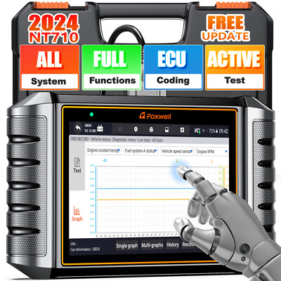 FOXWELL NT710 for Porsche Bidirectional OBD2 Scanner Diagnostic Tool ...