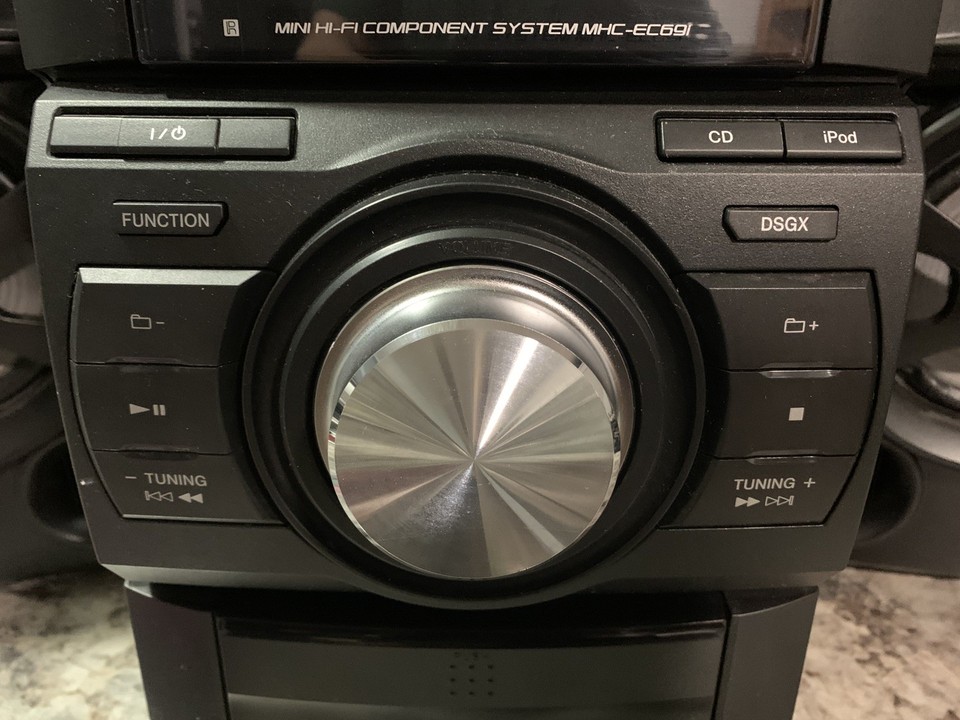 Sony Radio CD Player iPod Dock Mini Hi Fi Component System MHC-EC69i 6 ...