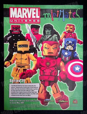 Marvel Comics Minimates Figures Art Asylum 2009 Print Magazine Ad ...