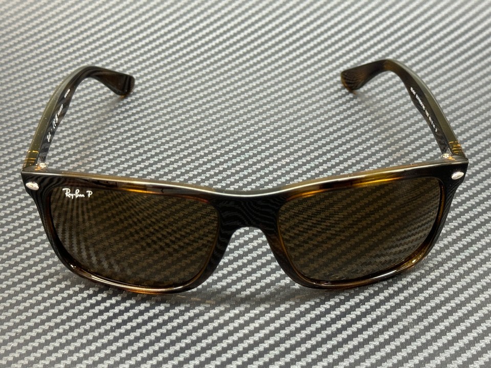 RAY BAN RB4547 710 57 Havana Brown Polarized Unisex 57 mm Sunglasses | eBay