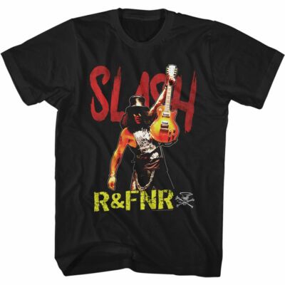 Slash Guns N Roses R and FN R Black Adult T-Shirt | eBay