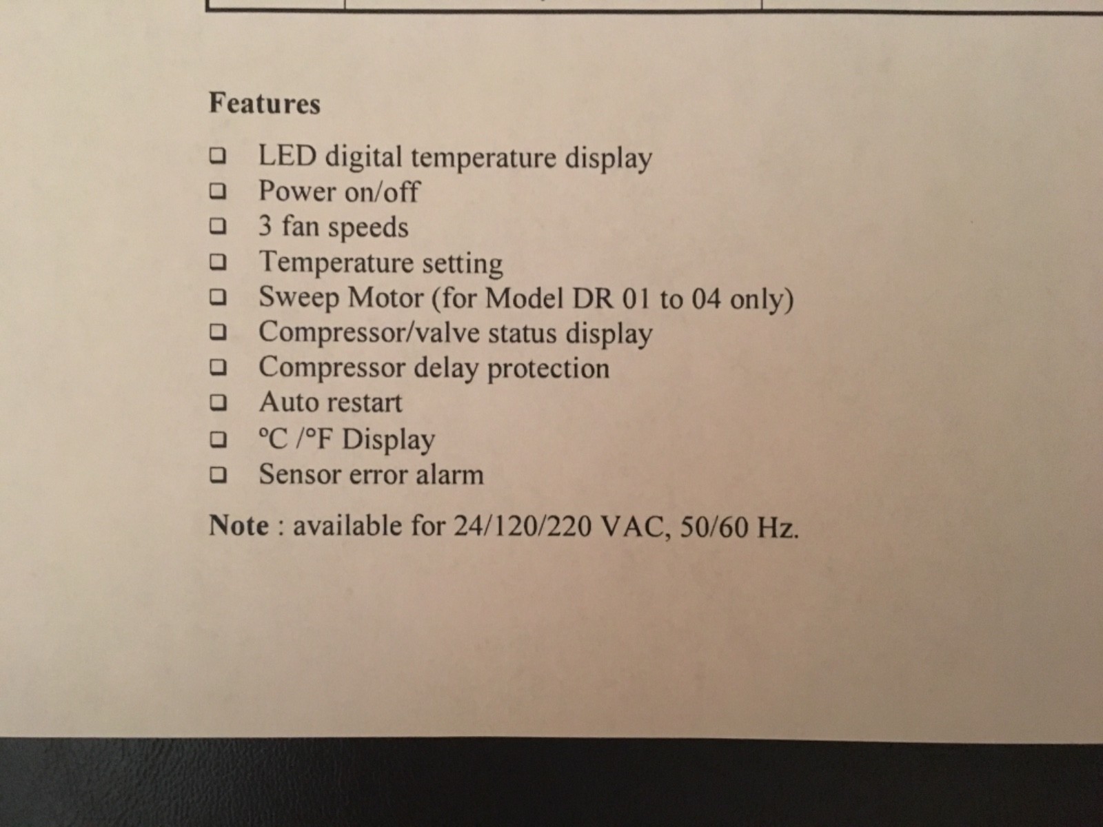 INTRONICS Digital Room Thermostat 220v with 3 min. Delay ** DR Serie ...