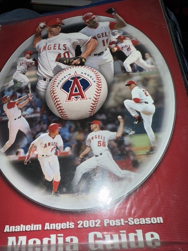 2002 MLB Post Season Media Guide Los Angeles Angels | eBay