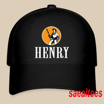 Henry Repeating Arms Black Hat Twill Cap Baseball Cap Size S/M & L/XL ...