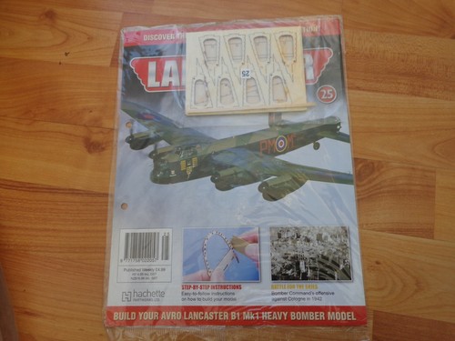 1/32 HACHETTE BUILD YOUR OWN THE LANCASTER BOMBER MODEL PLANE ISSUE 25 ...