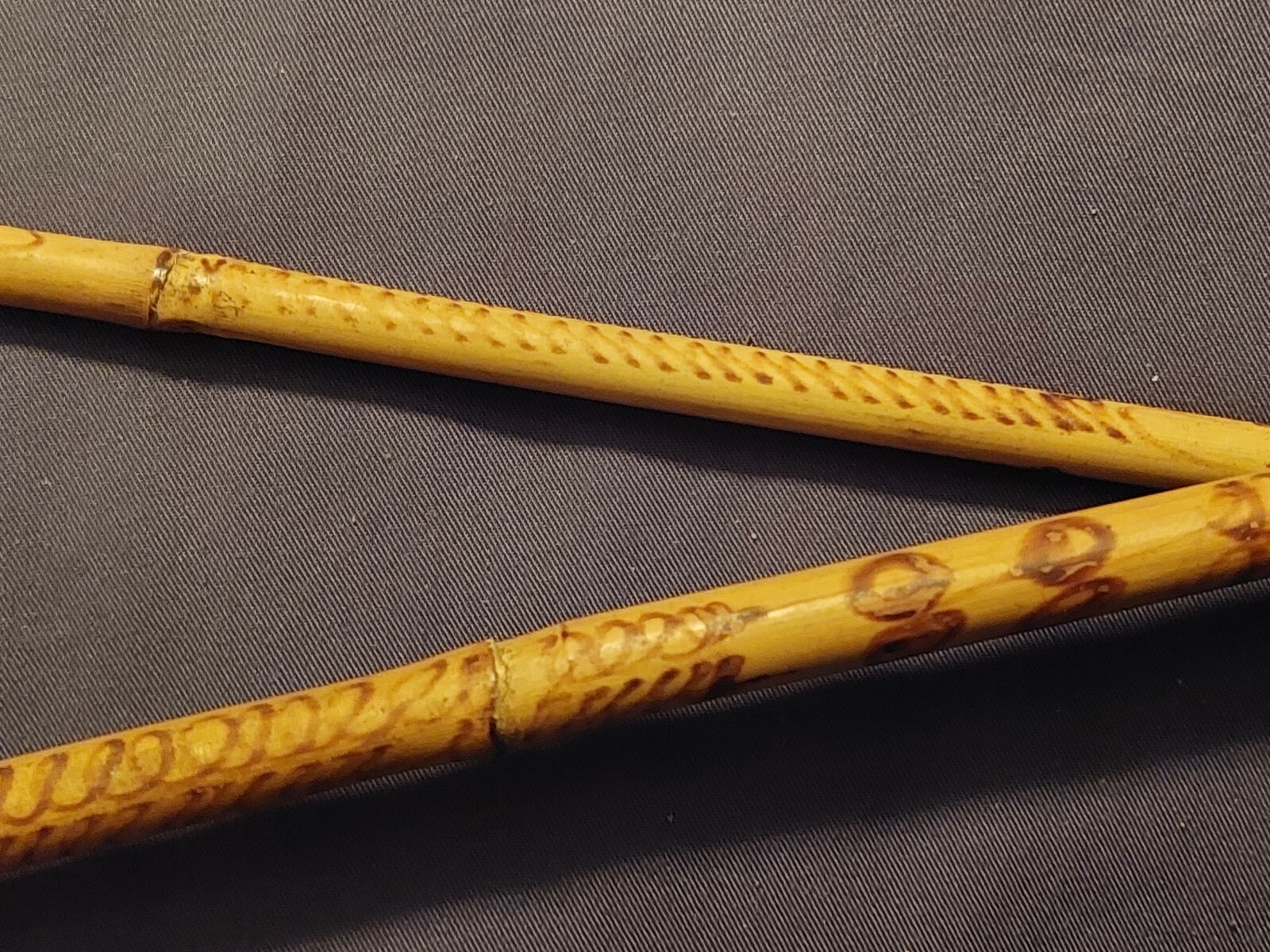 vintage kiseru japanese tobacco smoking pipe bamboo / brass 30" | eBay