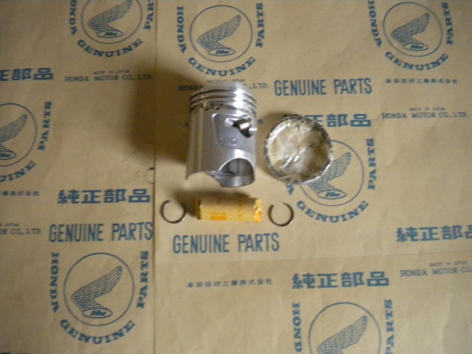 HONDA C110, CA110 NOS .50mm Oversize Piston and Ring Set 13103-011-010 ...