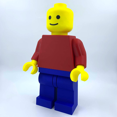 Articulated Giant Lego Man Minifigs Figure 3D Printed PLA+ Novelty ...