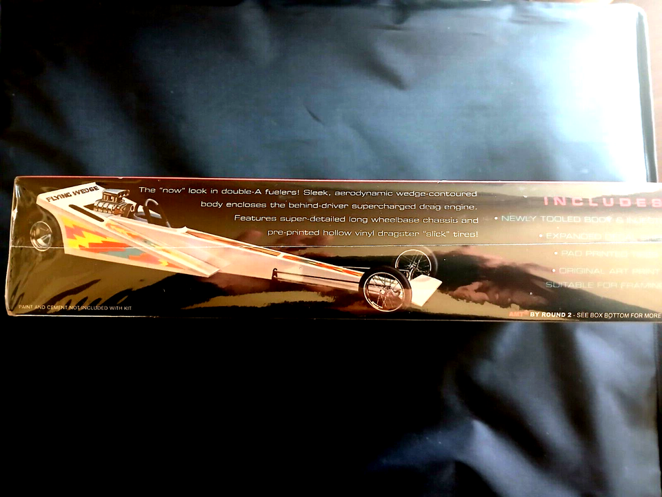 Model Kit Flying Wedge Rear Engine Top Fuel Dragster AMT 1 :25 Original ...