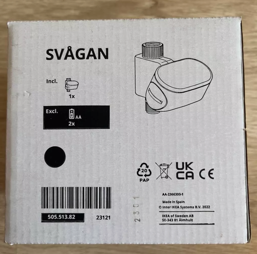 IKEA SVAGAN Digital Shower Temperature Display Water Thermometer ...