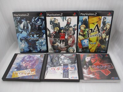PS1 Persona 1 2 Tsumi & Batsu , PS2 Persona 3 4 P3 Fes Append ver ...