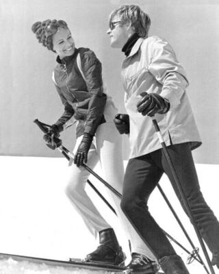 Downhill Racer 1969 Camilla Sparv on the slopes with Robert redford ...