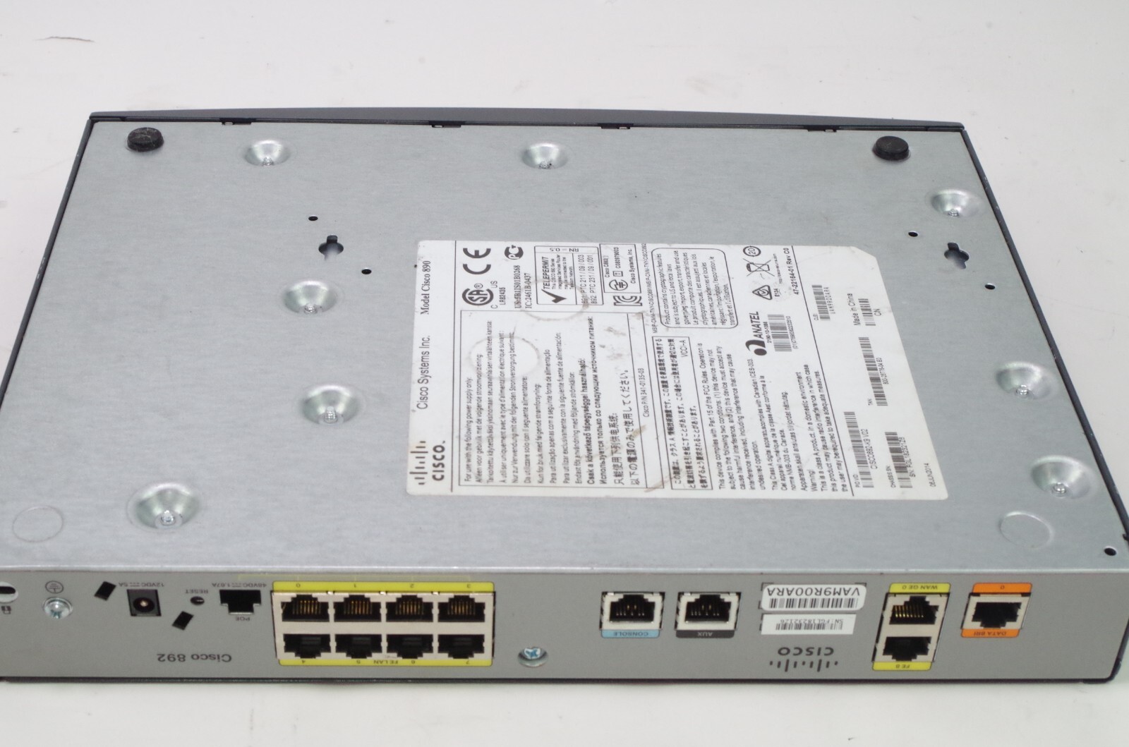 CISCO CISCO892-K9 8-PORT ETHERNET ROUTER NO POWER CORD 882658209192| eBay