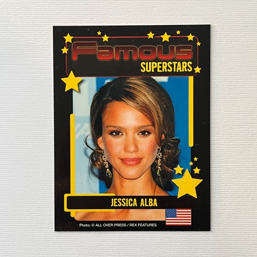 Jessica Alba 2005 Famous Superstars Rare Trading Card | eBay