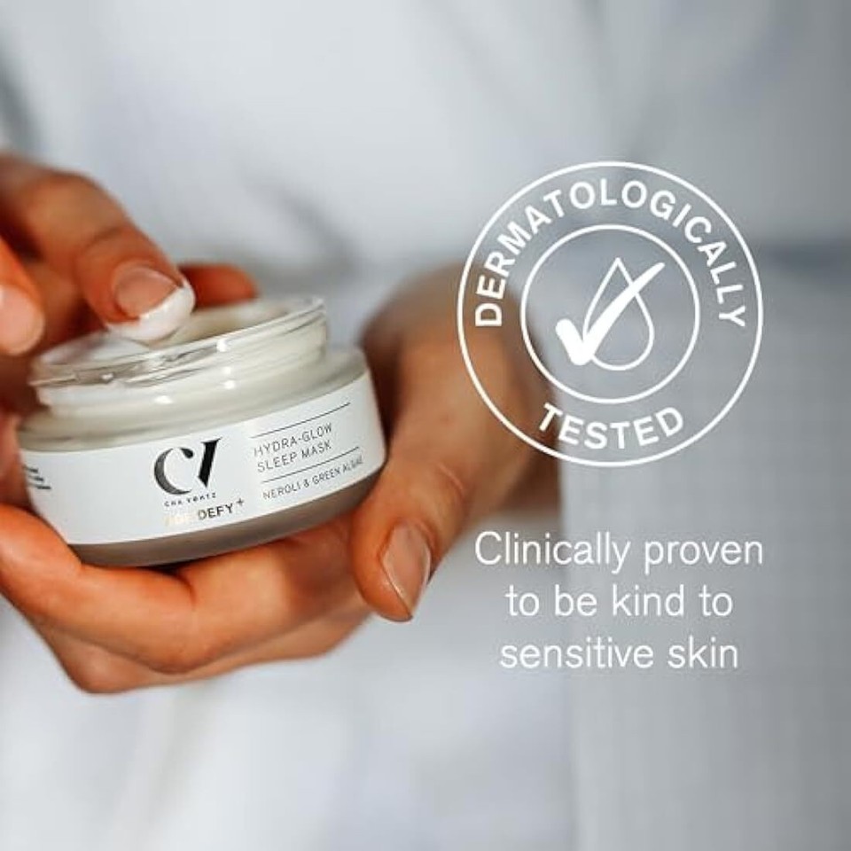 Green People Age Defy+ Hydra-Glow Night Cream - Moisturising for Dry ...