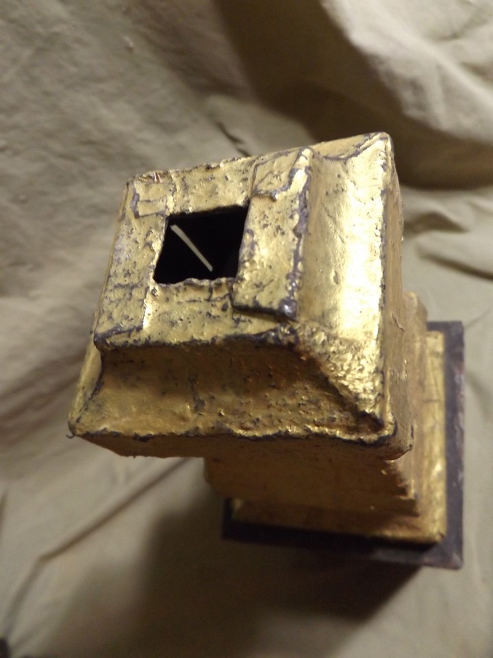 Primitive Antique Zinc? Architectural Building Finial Painted Attracts ...