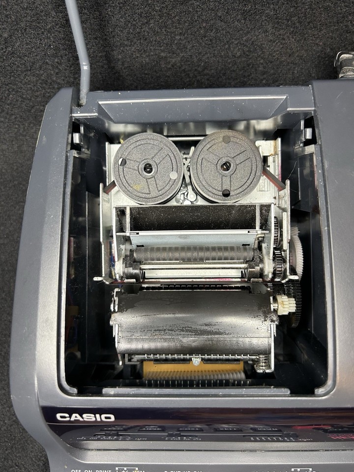 Casio DR-270TM Heavy Duty Clock & Calendar Printing For Parts or Repair ...