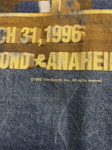 Rare Vintage 1996 WWF WWE Wrestlemania Jean Jacket Sz XXL 1 Of 3000 | eBay