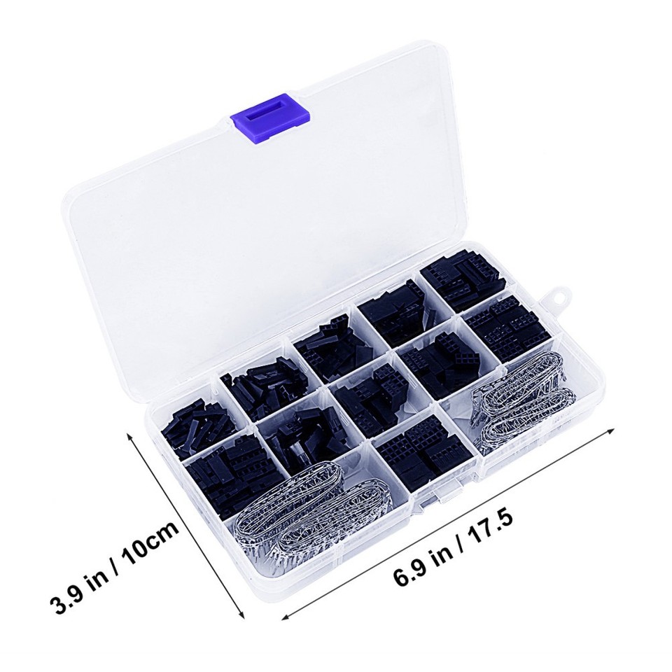 620 Pcs Pin Housing Plug Connector Header Connectors Jumper Electrical ...