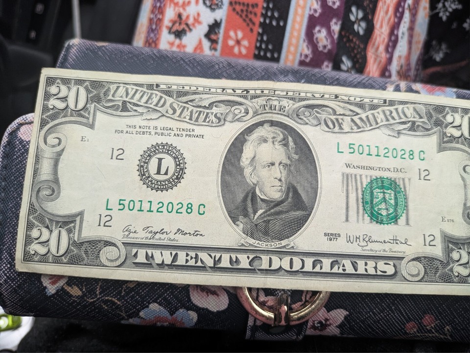 1977 $20 bill, misprint on front and back. | eBay