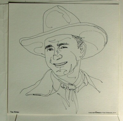 Ron Kirkham Western Film Star Sketch Folio 1973 | eBay