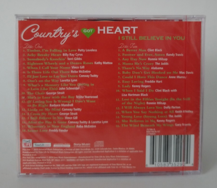 Country's Got Heart: I Still Believe in You by Various Artists (CD ...
