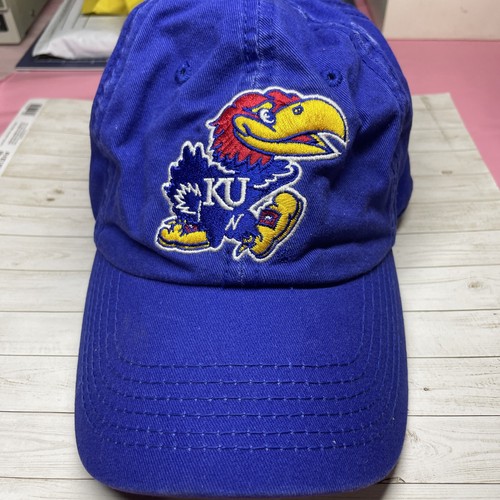 University of Kansas KU Jayhawks Blue Adjustable Cap Hat OS | eBay