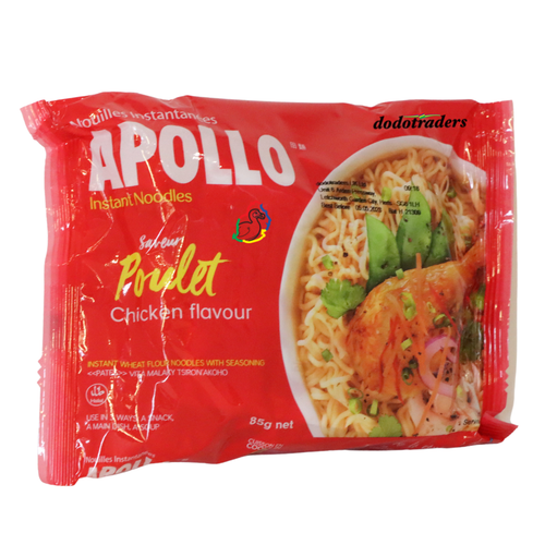 Apollo Instant Dry Noodles Chicken Flavour Mauritius Box of 24, Packs ...