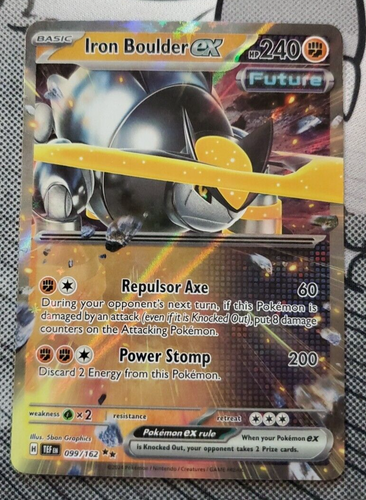 Iron Boulder Ex 099/162 Pokemon Temporal Forces | eBay