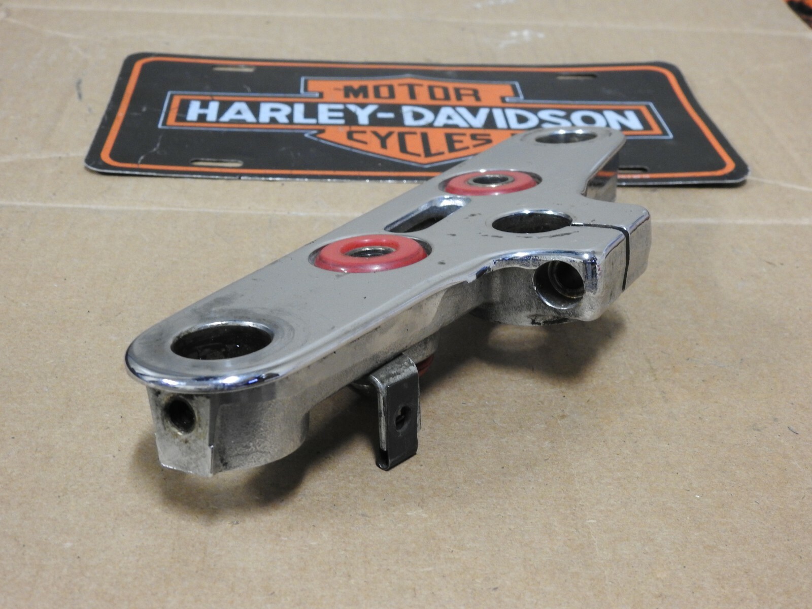 HARLEY EVO SOFTAIL FLST CHROME TOP TRIPLE TREE 1987-1999 FLSTF FLSTC | eBay